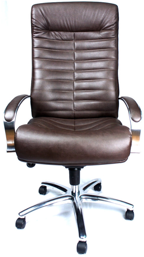Компьютерное кресло для руководителя экокожа коричневый Everprof EP-orion m al eco triks 26 ...