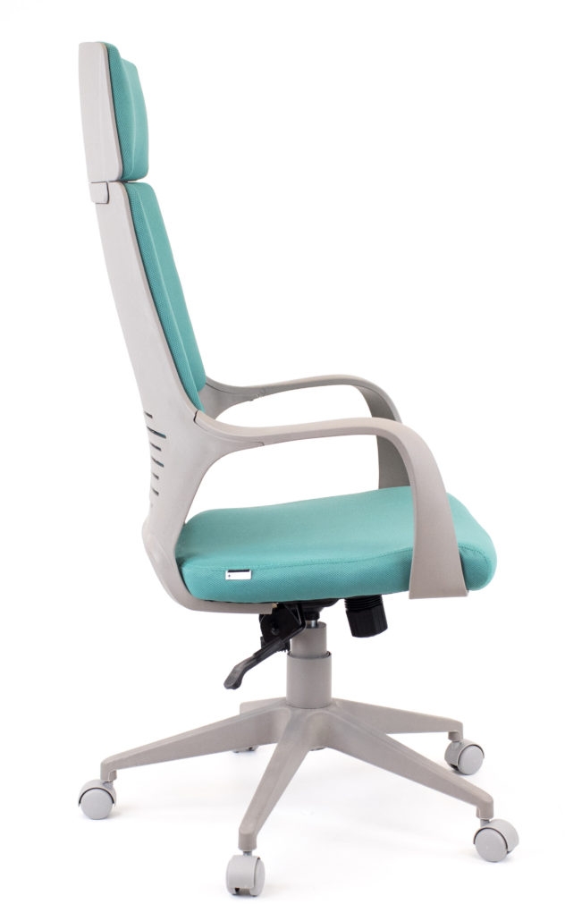 Компьютерное кресло Trio Grey TM Ткань Бирюзовый Everprof (Китай) | купить EP Trio grey TM blue ...