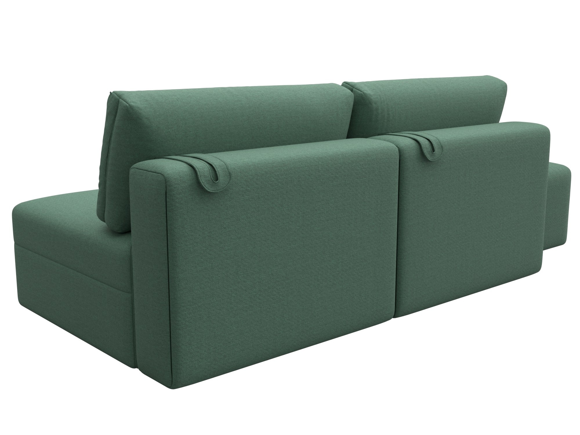 Диван прямой модульный с пуфом Лига-060 НПБ (ЛДСП,Брус,Фанера/Пластик ...