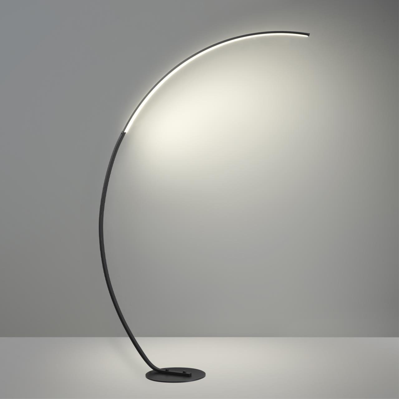 Торшер Lumion 5676/21FL LEDIO черный LED 21W 820Лм 3000-6000K с пультом ...