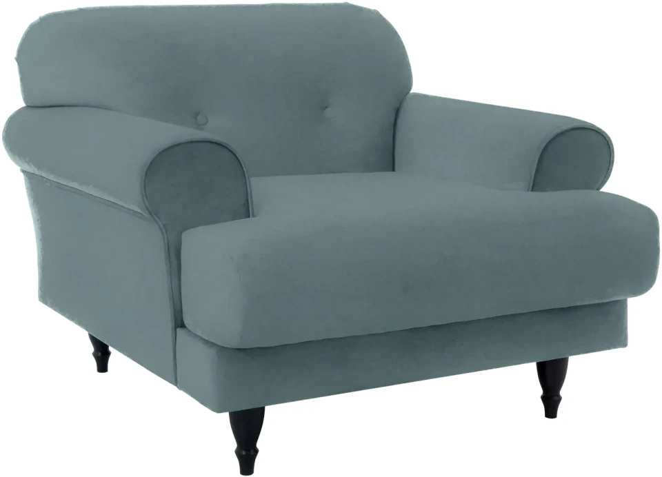 Кресло Italia ОГОГО (арт.339450), (Ткань/Бирюзовый) ОГОГО Обстановочка ...