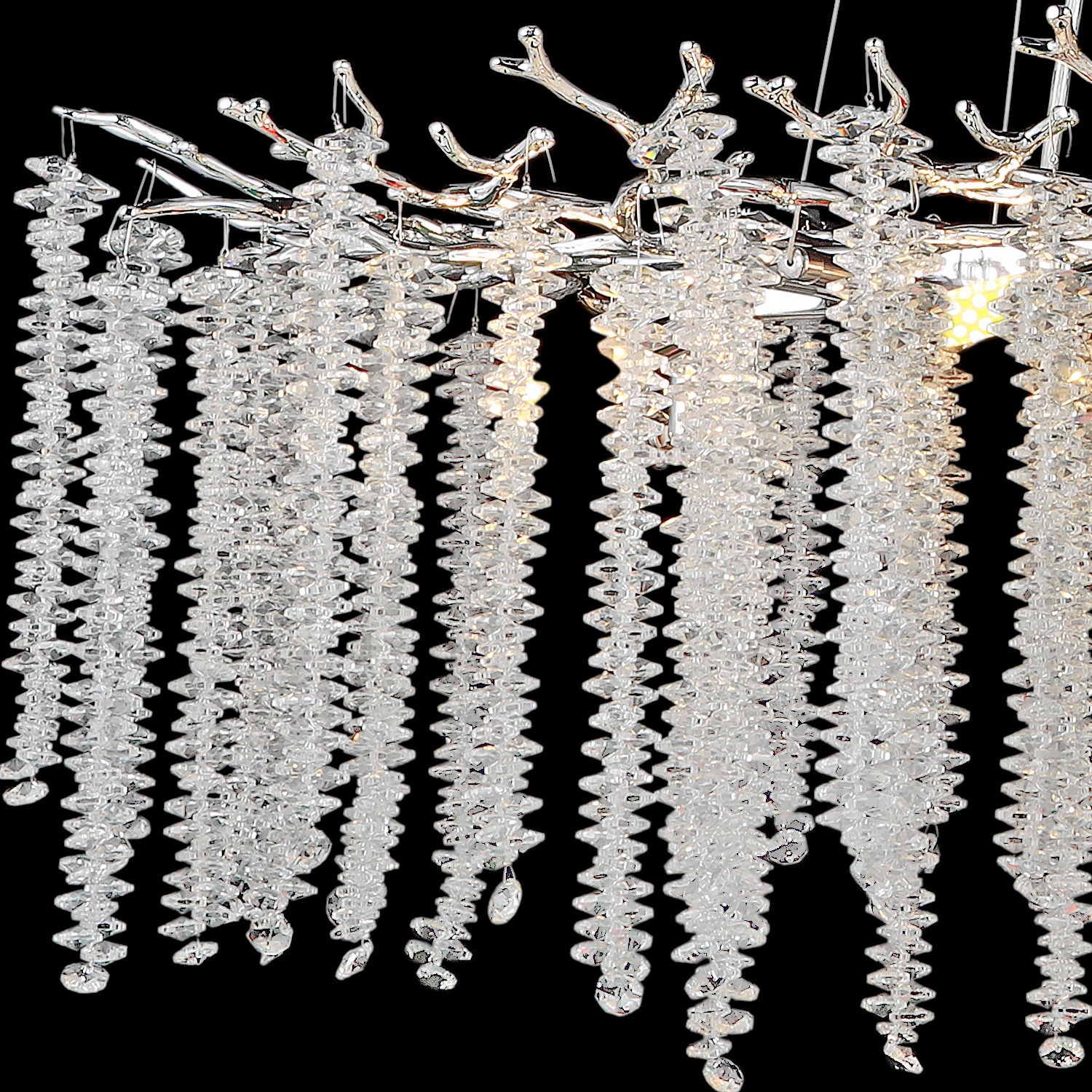 Подвесная люстра хрустальная Reluce 33001-0.4-1000 CH купить выгодно в интернет-магазине LU.RU ...