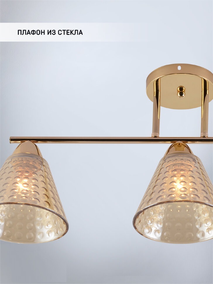 Потолочная люстра на штанге Seven Fires Fabius SF3391/3C-FGD-CL купить ...