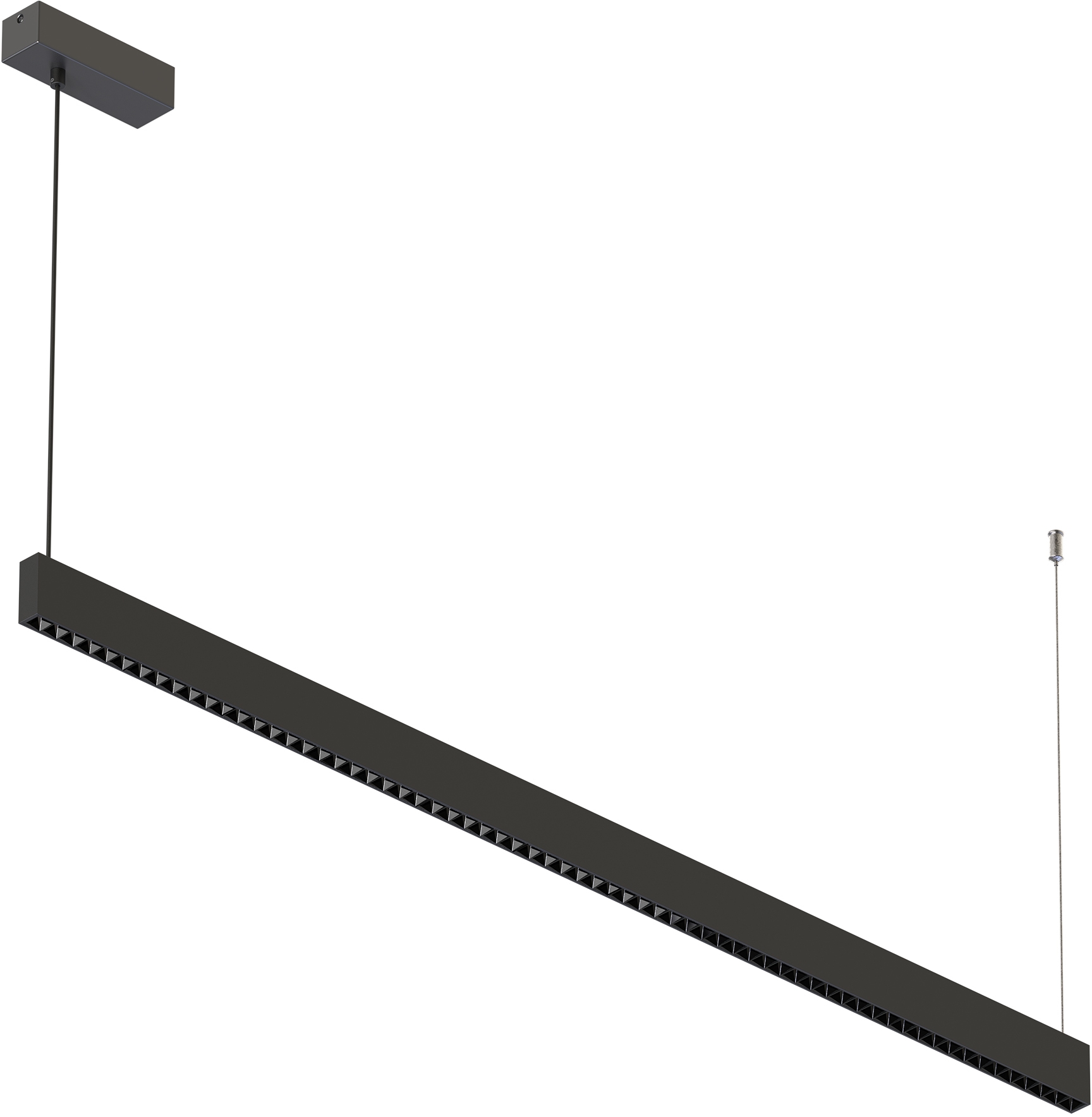 Подвесной линейный светильник LED ALT-LINEAIR-CELL-UPDOWN-S2460-1200-40W Warm3000 (BK, 40 deg ...