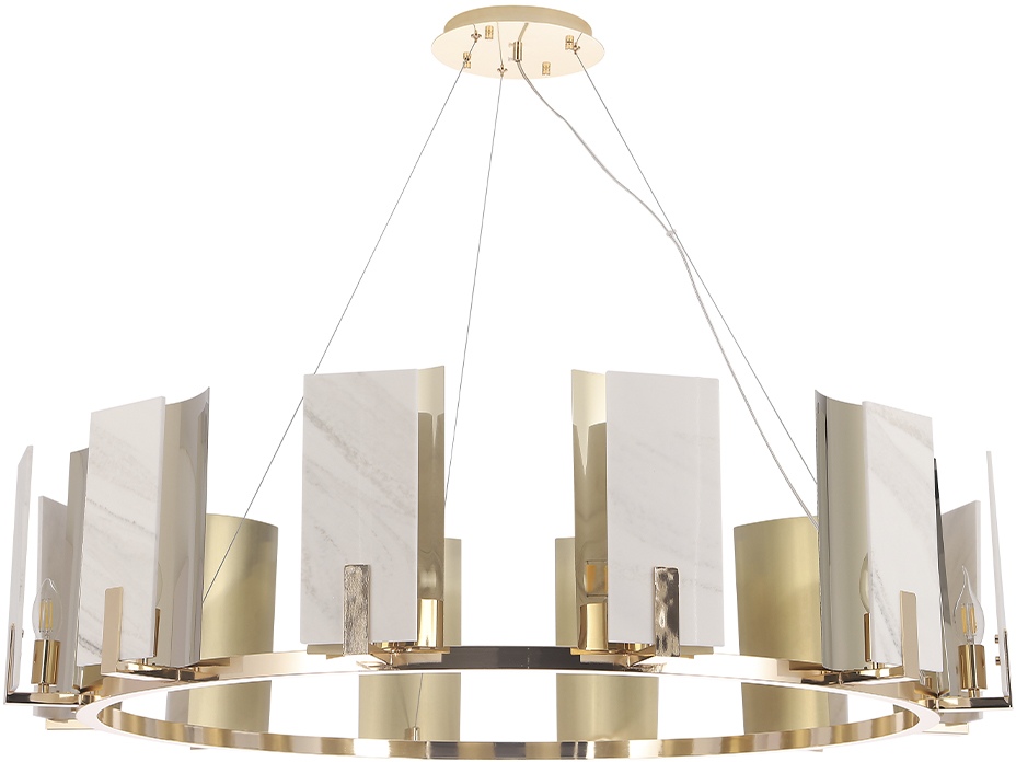 Подвесная люстра Crystal Lux DELUXE SP12 купить выгодно в интернет ...