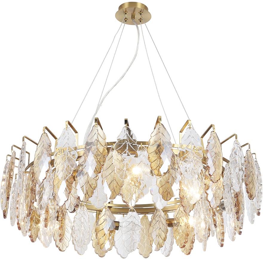 Подвесная люстра Crystal Lux TREVI SP8 BRASS купить выгодно в интернет ...