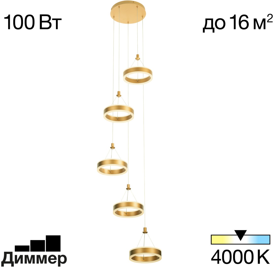 Подвесной светильник светодиодные Citilux Дуэт CL719052 купить выгодно ...