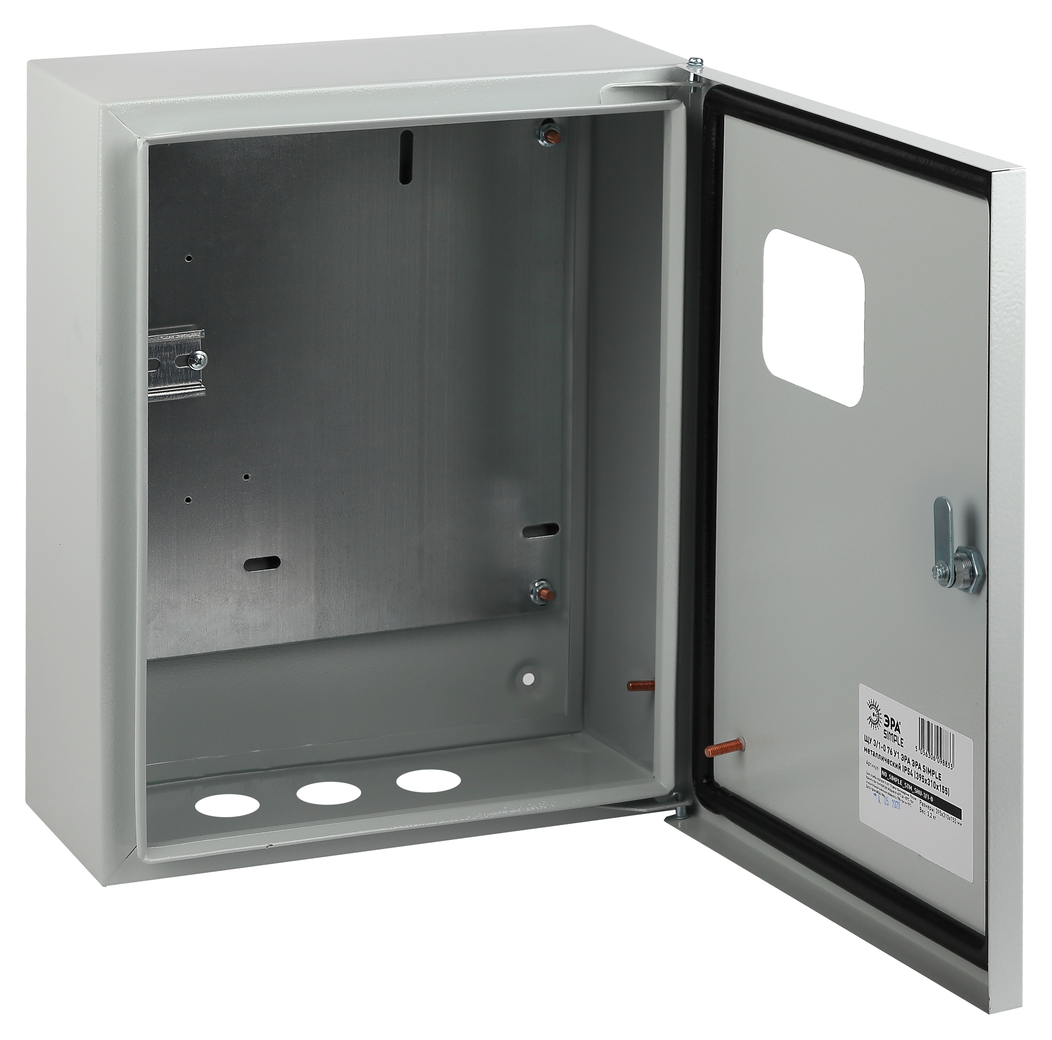 Распределительный щит металлический навесной ЭРА NO_SIMPLE_STM_SHU-3/1 ...