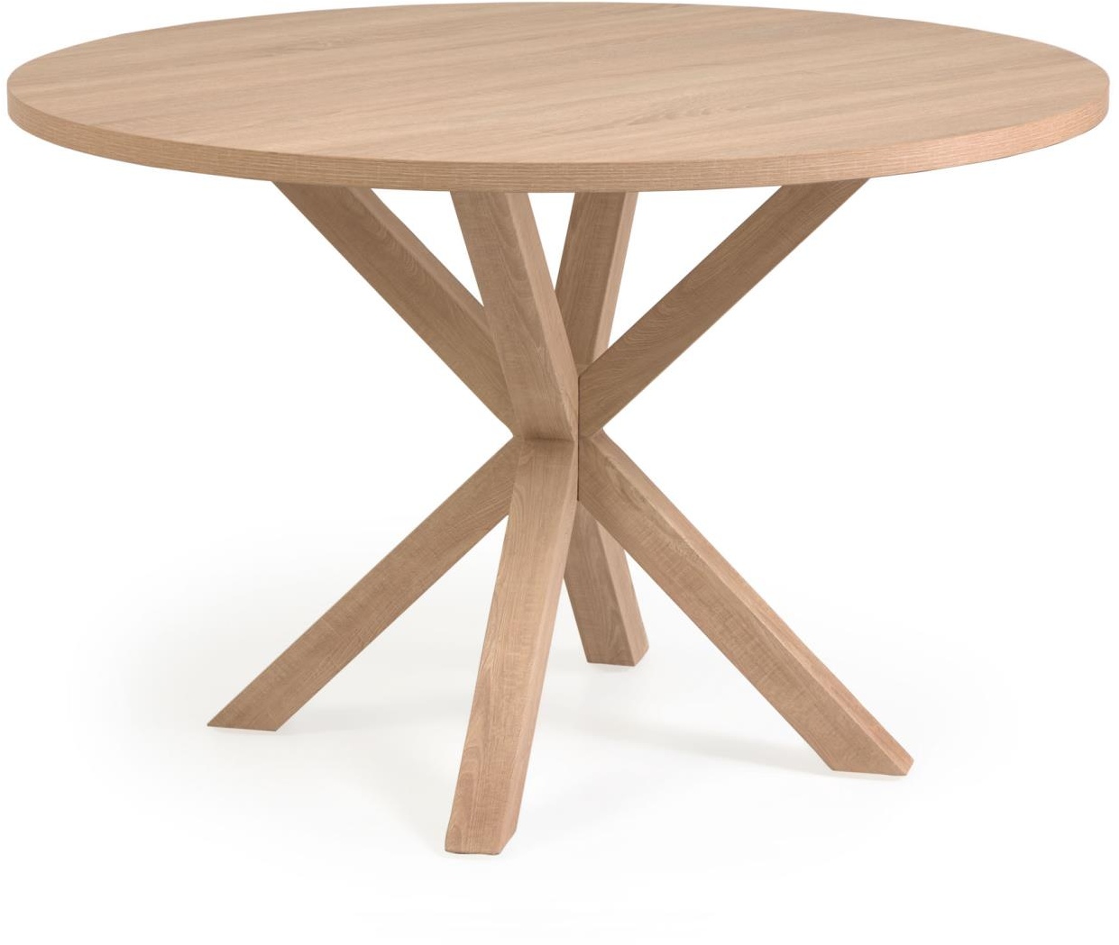 Стол обеденный La Forma (ex Julia Grup) Argo (Бежевый/ ДСП,Сталь,Дерево ...