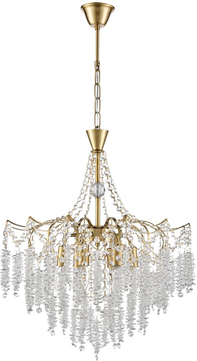 Подвесная люстра Lumion Kristina 8243/6 латунь, металл E14 6*40W 220V с ...