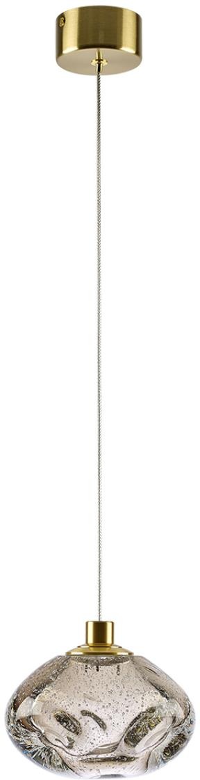 Подвесной светильник Odeon Light Mela 7044/4L серый/бронзов/металл/стекло LED 4W 3000K 220V ...