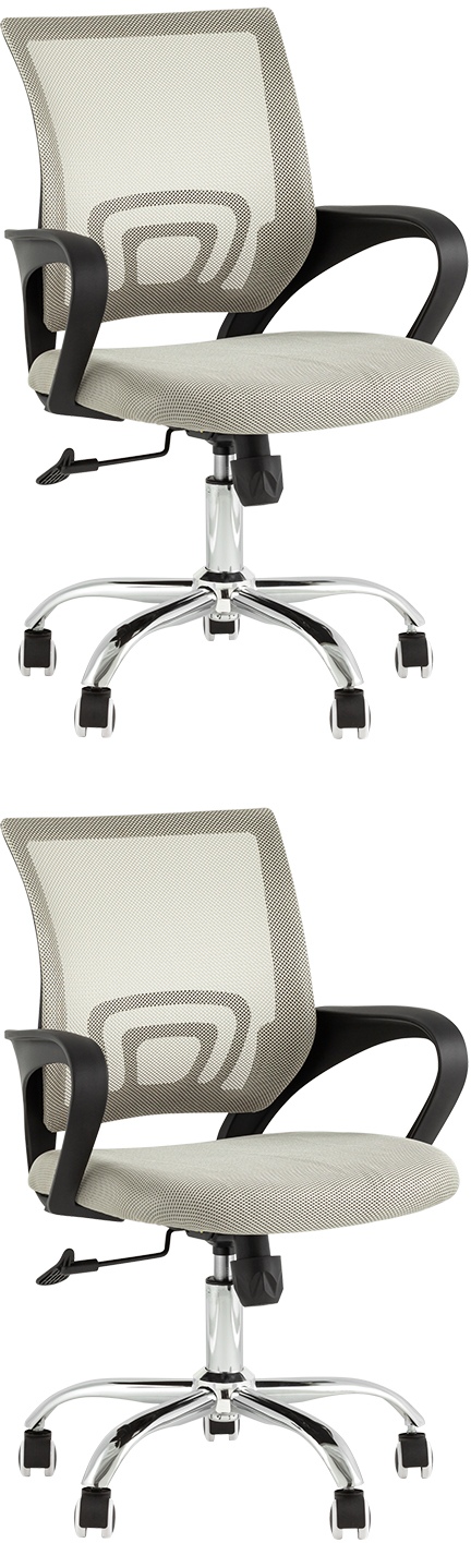 Кресло офисное TopChairs Simple New серый 2 шт УТ000038258 купить выгодно в интернет-магазине Лю ...
