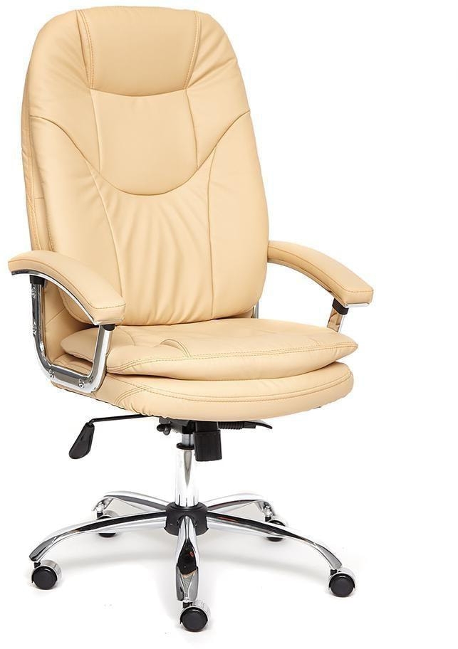 Кресло SOFTY кож/зам, бежевый, 36-34 Tetchair LUX 12901 купить выгодно в интернет-магазине Лю.ру ...